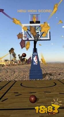 《NBA AR APP》用AR在你的手机上体验真实的投篮_18183.com