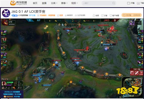 虎牙独播LCK：JAG惨遭十二连败 SB让一追二艰难战胜HLE_18183(none)专区