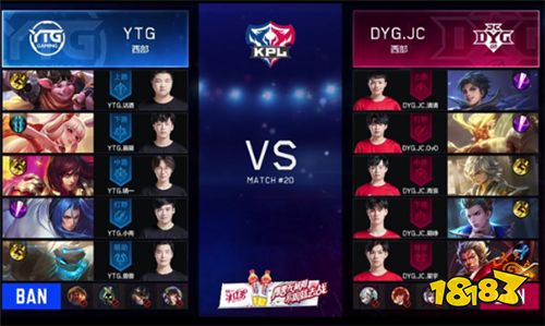 榜眼清清力压状元 DYG.JC零封YTG领跑西部_18183王者荣耀专区