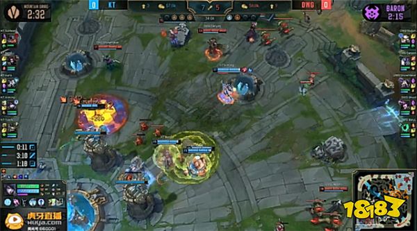 虎牙LCK：DWG苦战三局力克KT，shoumaker逆天发挥梦回S9!_18183.com