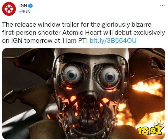 IGN:苏联风科幻FPS《原子之心》新预告明日发布_18183.com