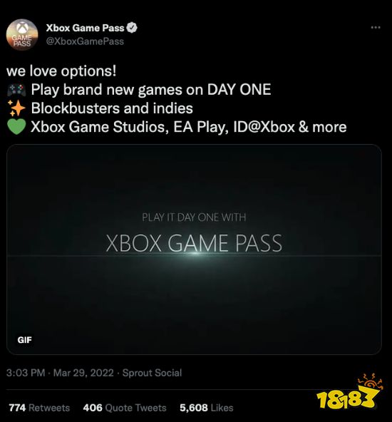 Xbox官方友情提示：XGP能玩到第一天发售的新游戏_18183.com