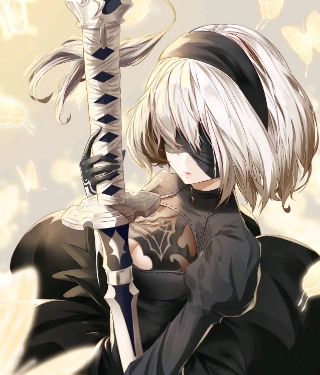 尼尔机械纪元2B手机壁纸分享 2B小姐姐高清手机壁纸分享_18183尼尔：机械纪元专区