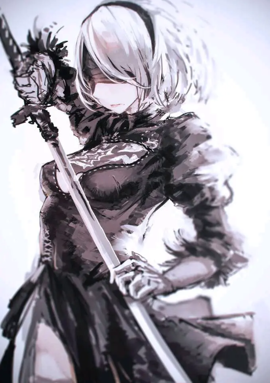 尼尔机械纪元2B手机壁纸分享 2B小姐姐高清手机壁纸分享_18183尼尔：机械纪元专区