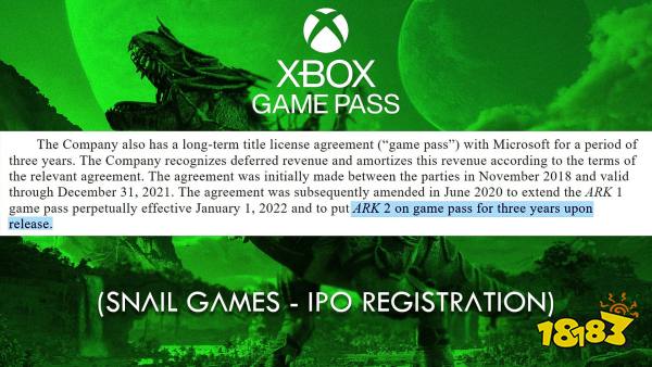 《方舟：生存进化2》将首发XGP 并在库至少保留三年_18183专区