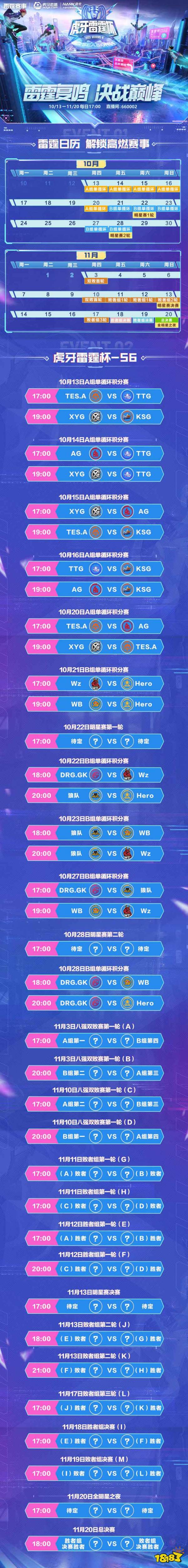 王者荣耀2022雷霆杯赛程赛制介绍_18183王者荣耀专区