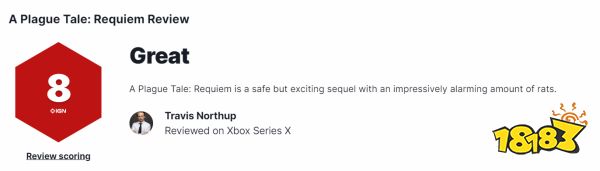 《瘟疫传说：安魂曲》IGN8分：故事引人入胜 鼠潮依旧惊人_18183瘟疫传说：安魂曲专区