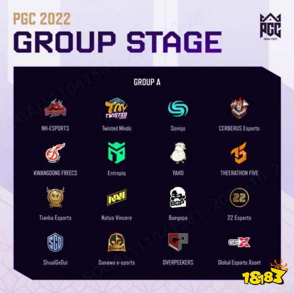 绝地求生PGC全球总决赛2022中国参赛队伍有哪些_18183PUBG Mobile专区