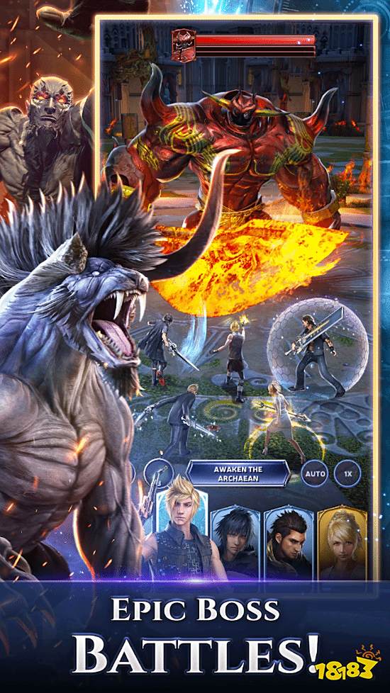 《最终幻想15》新手游现已推出：策略多人在线RPG_18183.com