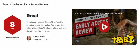 《森林之子》抢先体验IGN 8分：吸取前作的优点_18183.com