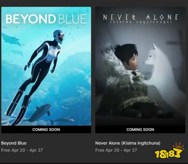 下周Epic免费游戏为《永不孤单》和《深海超越》_18183.com