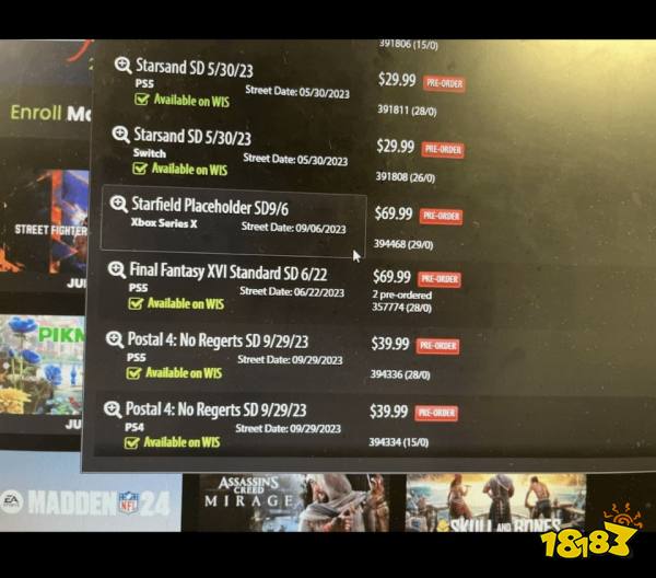 《星空》预购信息泄露 XSX实体版售价69.99美元_18183.com