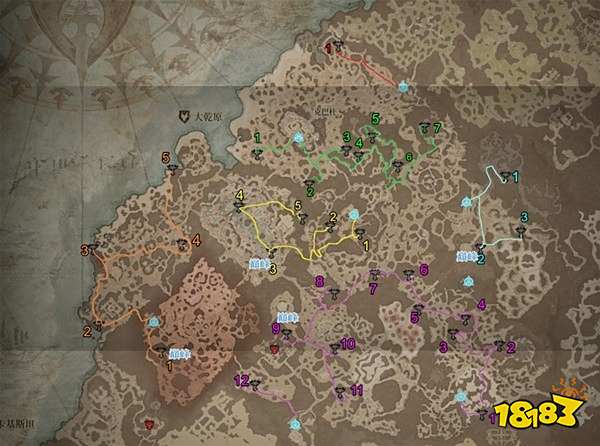 暗黑4干燥平原莉莉丝祭坛位置与路线分享_18183暗黑破坏神4专区