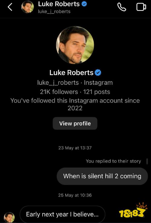 曝《寂静岭2RE》明年年初发售 主角演员本人爆料_18183.com