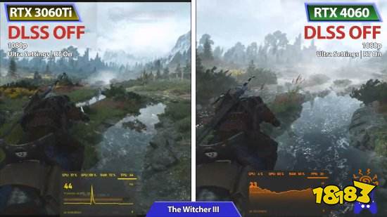 4060/3060Ti游戏实测对比：全靠DLSS 3提升巨大_18183.com