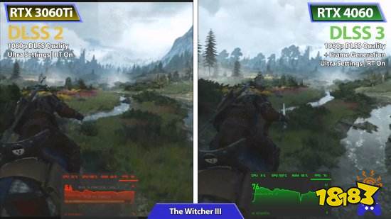 4060/3060Ti游戏实测对比：全靠DLSS 3提升巨大_18183.com
