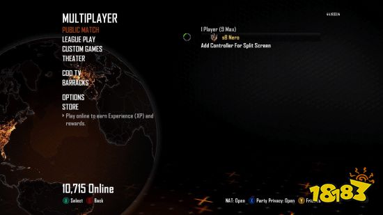 《COD黑色行动2》玩家数激增：超过1万人同时在线_18183.com