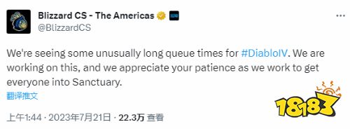 雪上加霜：《暗黑4》新赛季排队时间超长、BUG频出_18183.com