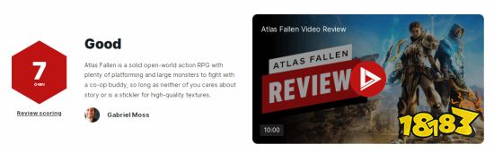 《尘封大陆》IGN 7分：场景怪物丰富 剧情画面拉胯_18183(none)专区