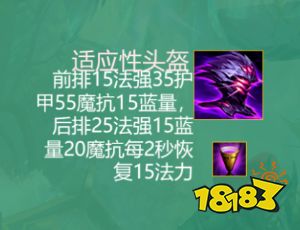 云顶之弈S9.5适应性头盔装备效果是什么_18183云顶之弈专区