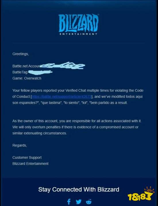 因使用西班牙语被禁言 《OW2》又出奇怪BUG_18183(none)专区