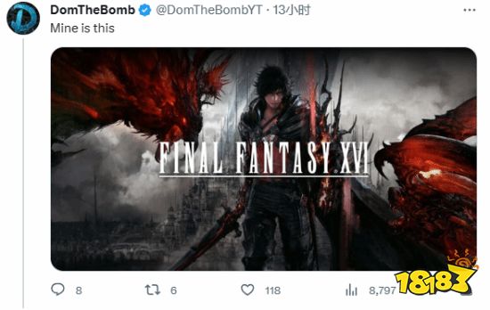 TGA询问玩家心中年度最佳：《FF16》《博德3》等领跑_18183.com