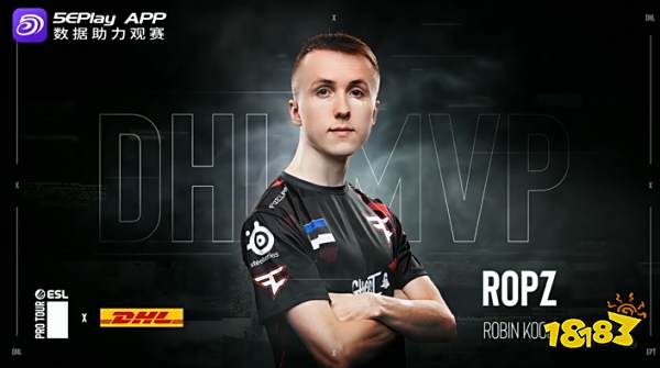 ropz荣获由ESL颁发的IEM悉尼赛事MVP