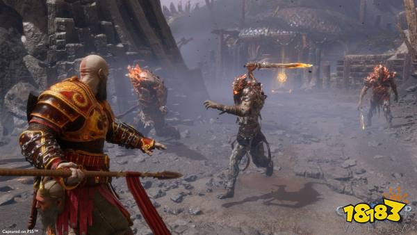 《战神：诸神黄昏》DLC新截图 奎爷仰视女武神_18183.com