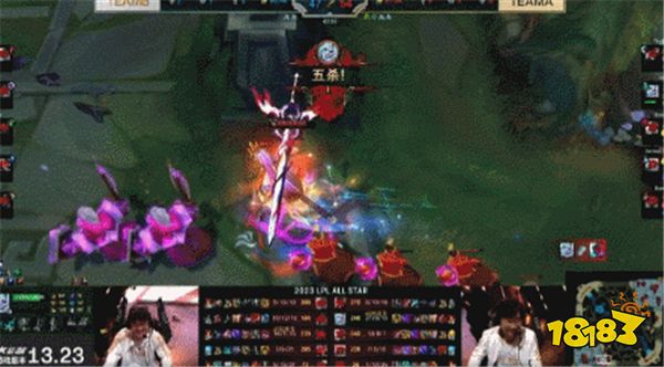 LOL全明星赛:18iG全明星合体，宁王五杀谢幕!_18183抖音专区