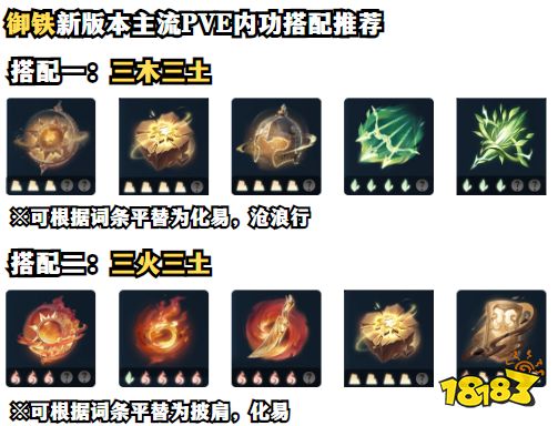 逆水寒手游1.2.1御铁pve内功推荐 御铁最新PVE内功搭配攻略_18183逆水寒专区