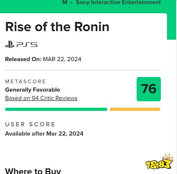 爽快背后的小纠结！IGN辣评《浪人崛起》：7分，战斗手感好但系统繁复_18183.com