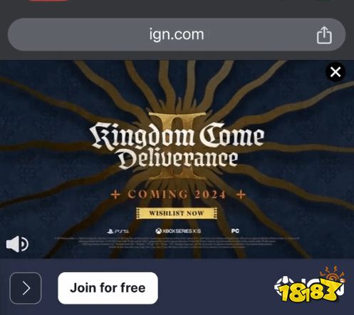 《天国拯救2》预告片意外偷跑！2024年上线PC、PS5与XSX|S平台_18183.com