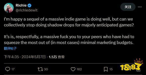 《波斯王子：Rouge》险遭《黑帝斯2》抢戏？开发者：求《丝之歌》别来凑热闹！_18183.com