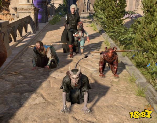 重生之我在博德之门满地乱爬：《博德3》玩家自制“四肢奔跑”MOD_18183.com