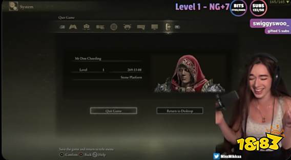 你才是真正的女武神！女主播用1级角色干翻《艾尔登法环》8周目全BOSS_18183.com