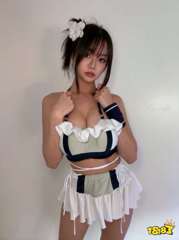 美女Coser惊艳COS《最终幻想7重生》泳装蒂法：夏日余晖中的蒂法重现_18183.com