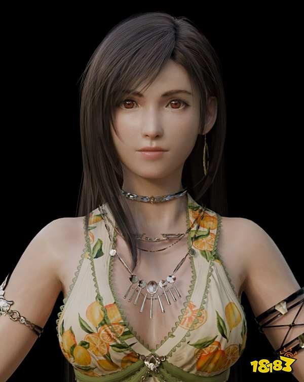 换上新发型的蒂法你爱了吗？《FF7》蒂法全新3D模型，玩家直呼太可了！_18183.com