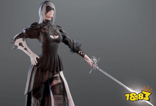 新女神！《尼尔》x《FF16》混合版女角色亮相：这样的2B你爱吗？_18183.com