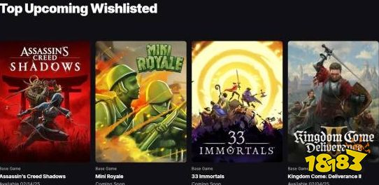 黑红也是红！《刺客信条：影》登顶Epic愿望单，讨论热度依旧高涨_18183.com